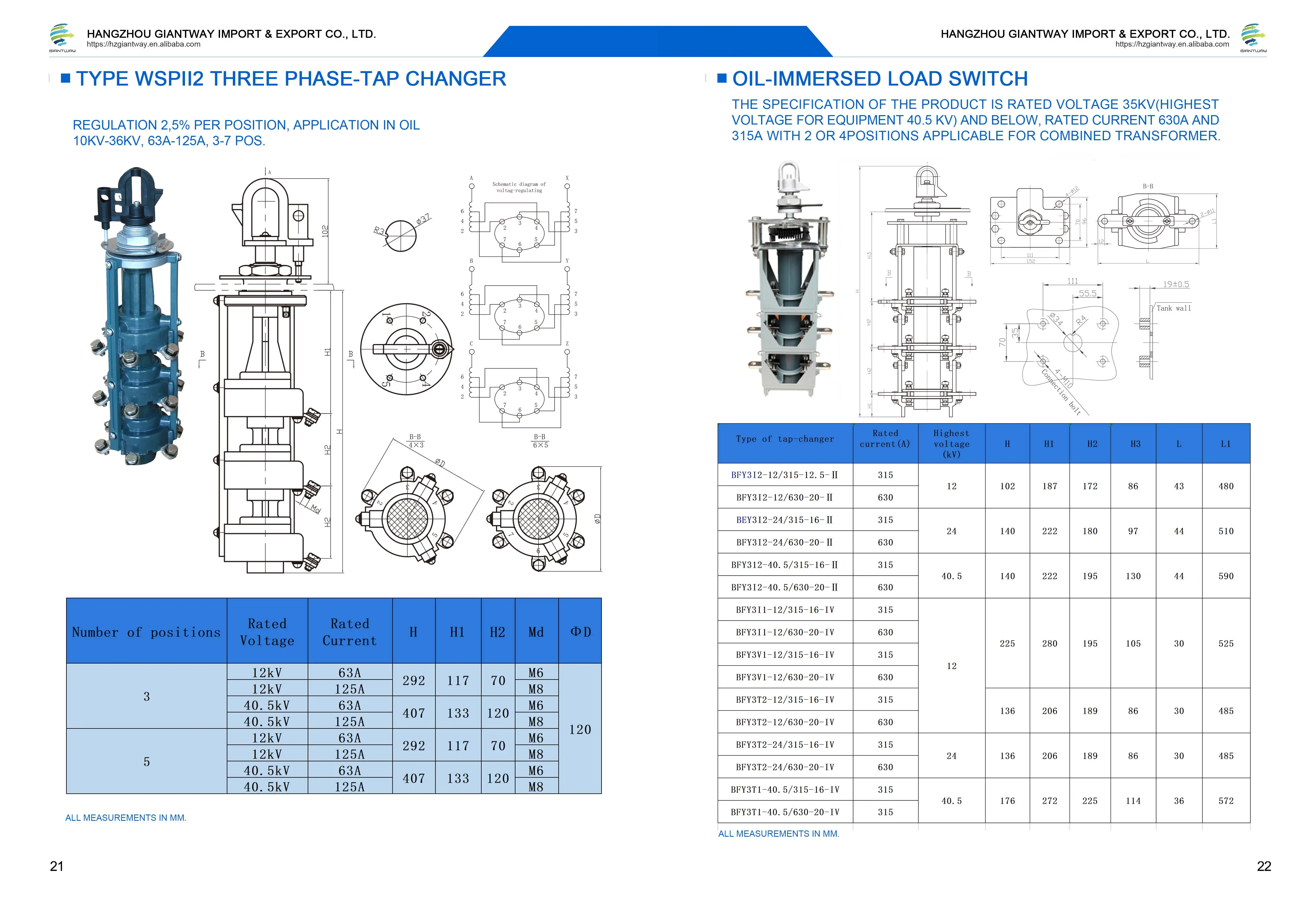 Off Load Tap Changer - Efficient Transformer Accessory for 30-36KV ...