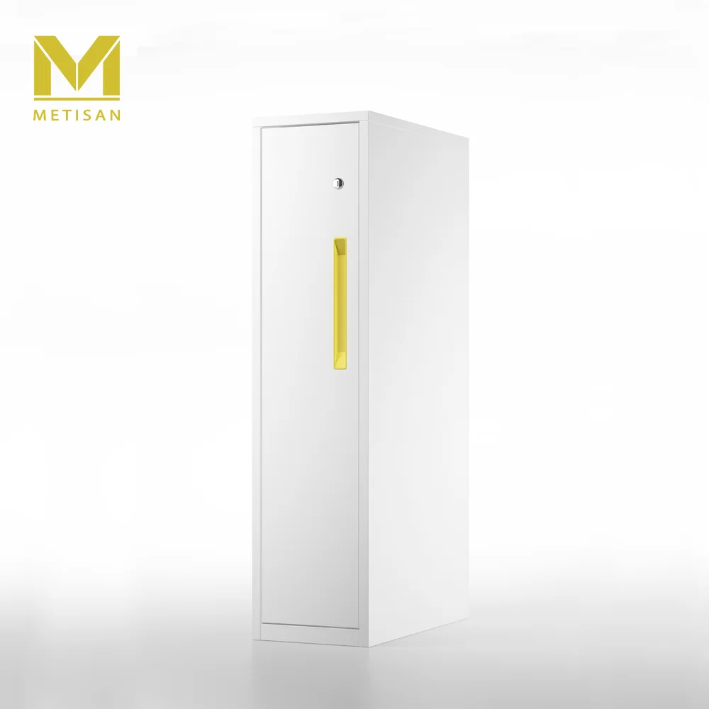 Metal Single Door Steel Wardrobe Metal Clothes Locker Modern Simple ...
