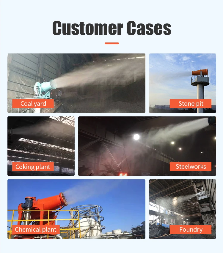 Dust Control Mist Cannon - Efficient Suppression Equipment