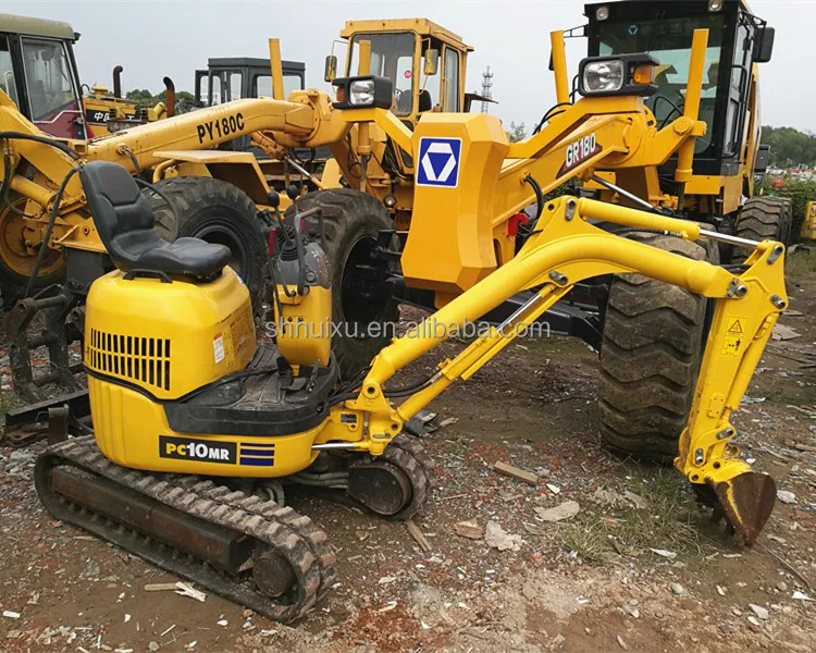 1ton Used Mini Excavator Komatsu PC10 with Magic Screed