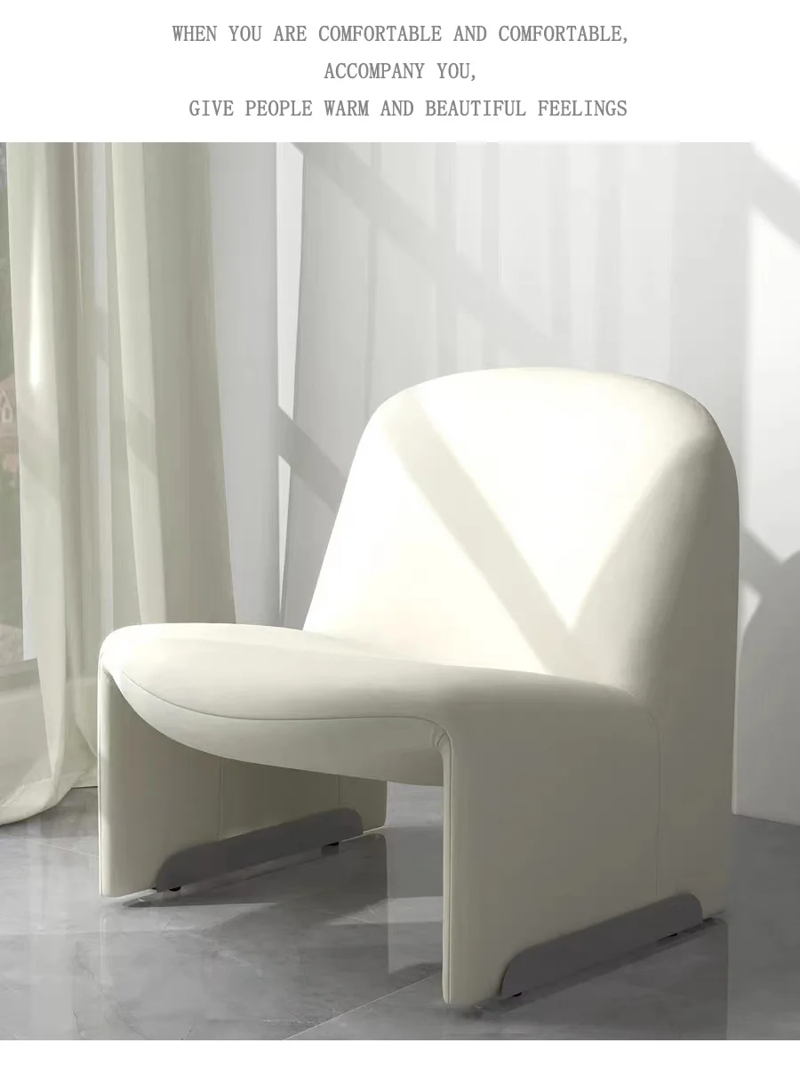 Modern Simple Single Sofa Chair Italian Creative Leisure Chair Living ...