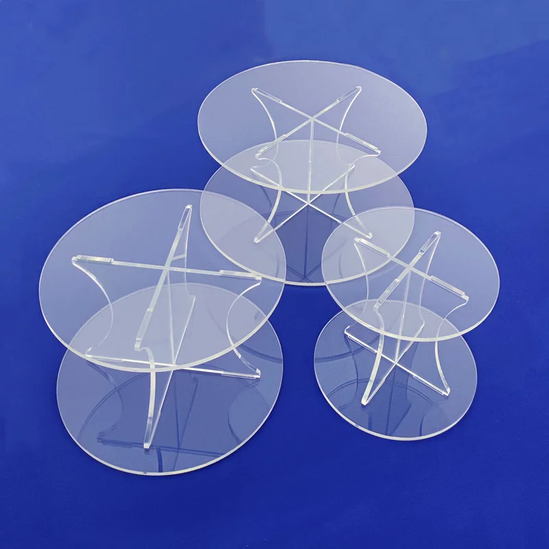 Detachable Clear Acrylic Cake Separators - Eco-friendly