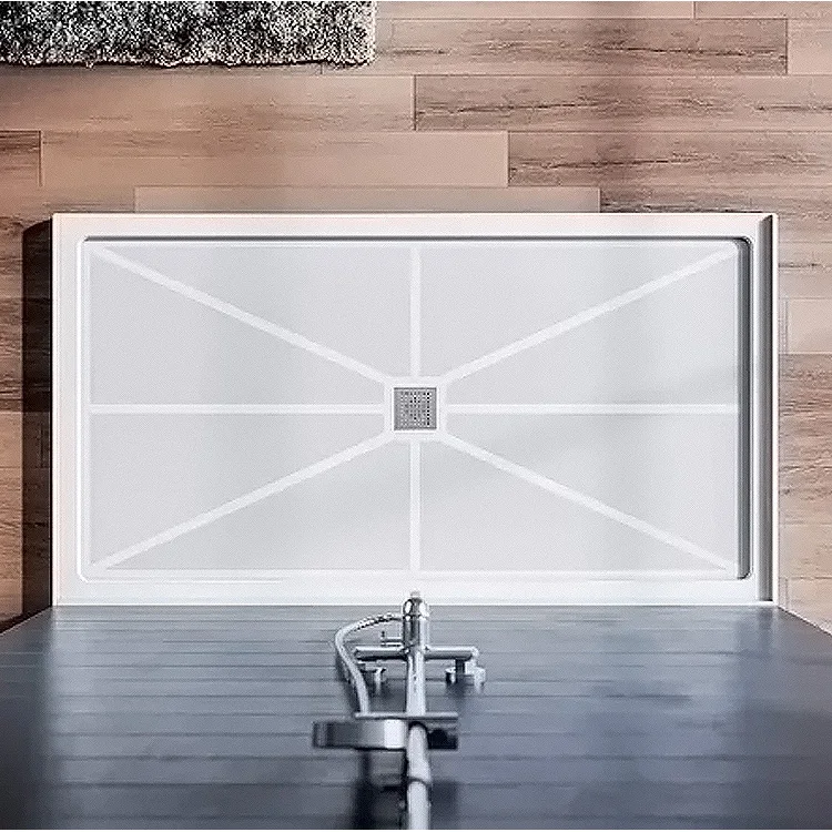 Wiselink Acrylic Artificial Stone Bathroom Base, Hotel and Homestay ...