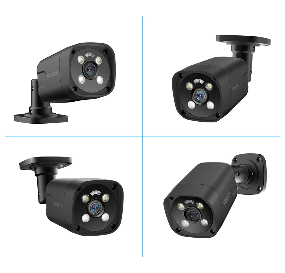 16 Channel 4K Cctv Surveillance System Day Night Security Camera Wired ...