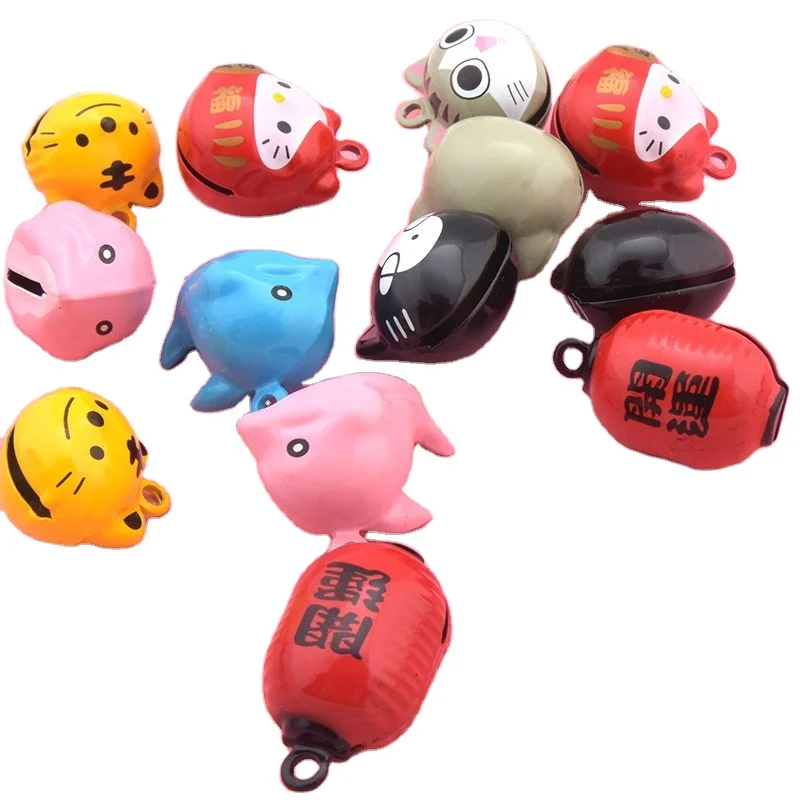 Creative Cute Little Cat Bell Cartoon Trumpet Pet Bell Diy Handmade ...