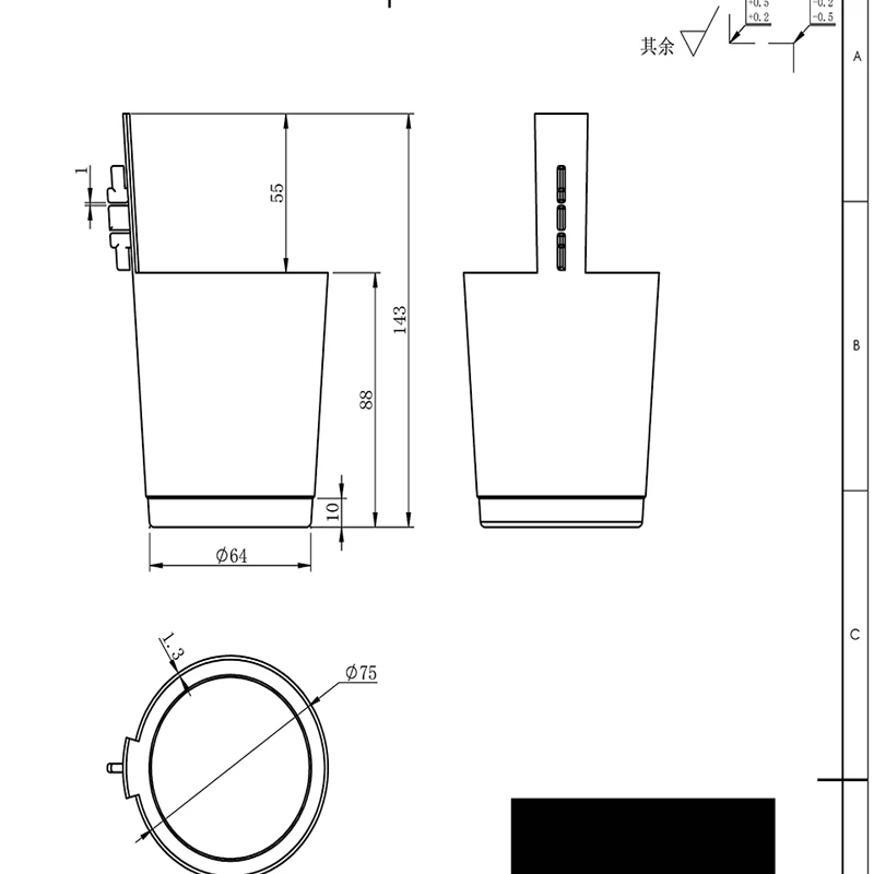 60082455/75mm Terminal Protection Cup Terminal Cups For Wire Harness ...