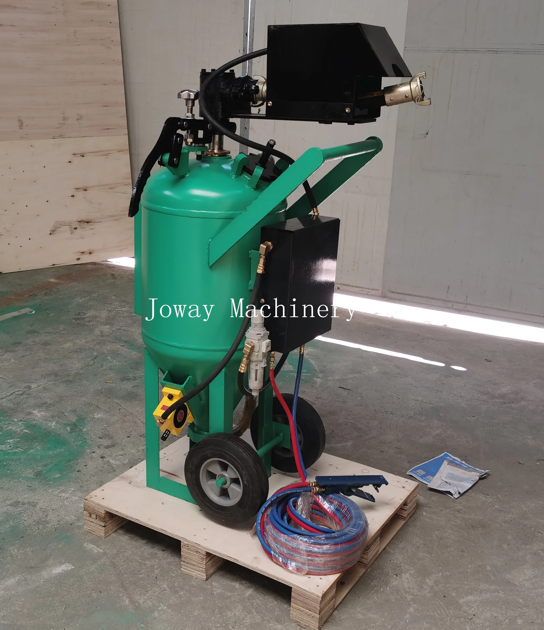 Auto Mobile Dustless Blaster Water Wet Sand Blasting Equipment For ...