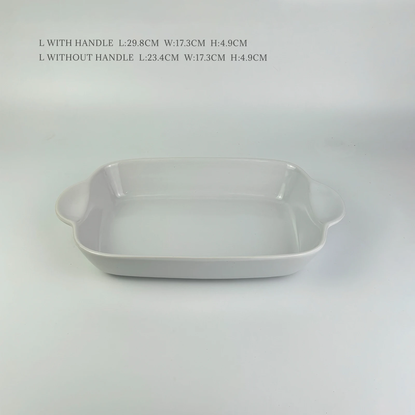 Small Ceramic Rectangular Baking Dishes With Handle For Oven Ceramic ...