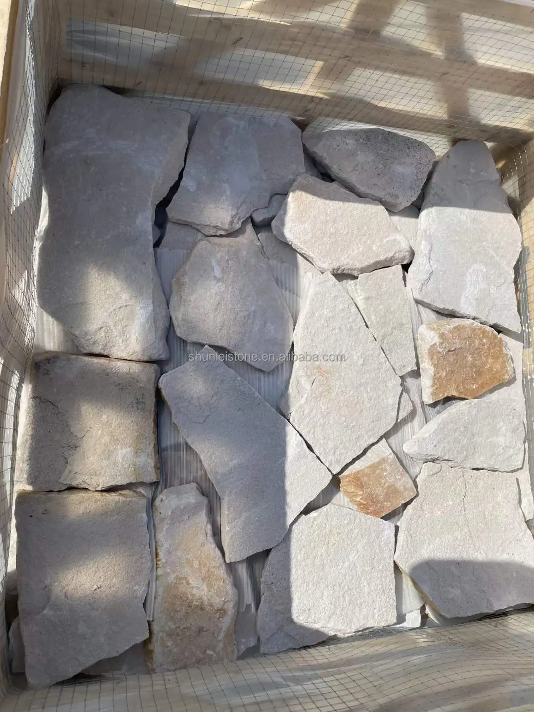 Natural Flagstone Black Random Irregular Slate Stone Wall Cladding ...