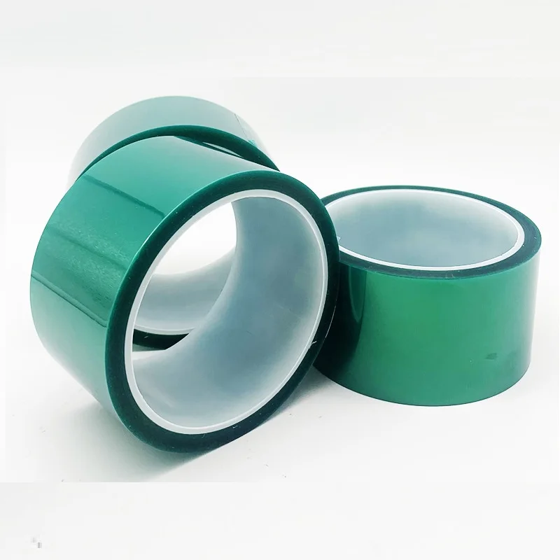 Heat Resistant Powder Coating Green Pet Polyester Film Silicone Masking ...