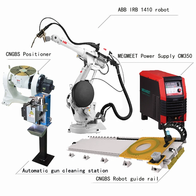 Abb Robot Welding Workstation Irb 1410 Robot Is Specially Designed For ...
