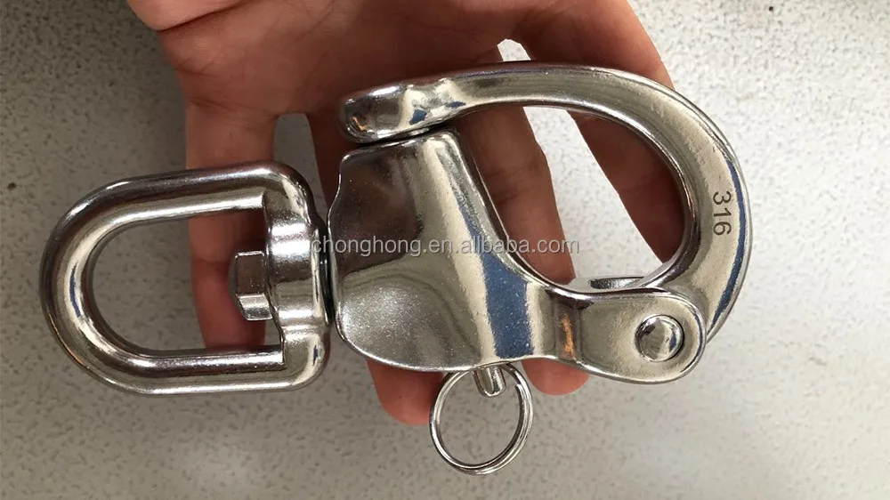 Quick Release Bail Rigging Sailing Boat Marine Stainless Steel Clip ...
