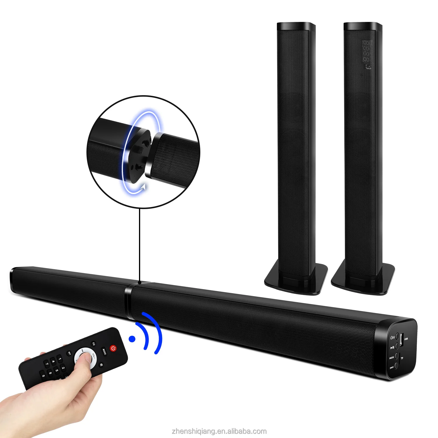 100w Powerfull Home Theatre System Bt Wireless Tv Soundbar Speakers ...