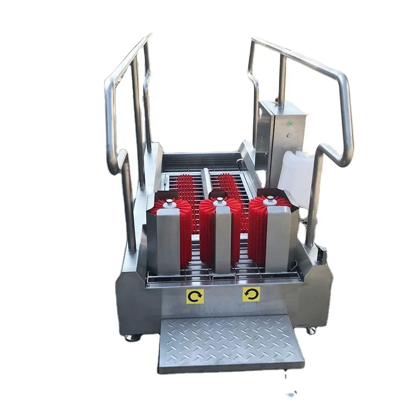 Hygienic Gate for Industrial Food Workers - Disinfection