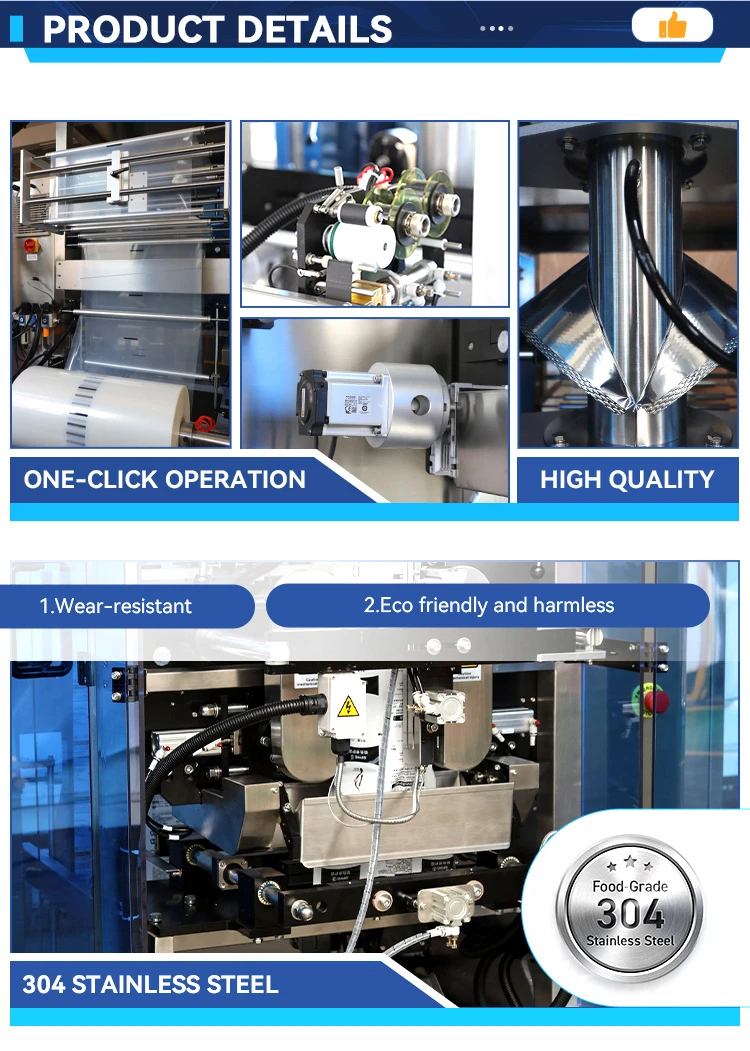 Economic Vertical Big Bag Vffs Pack Sealing Filling And Making Commercial Multi-function ...