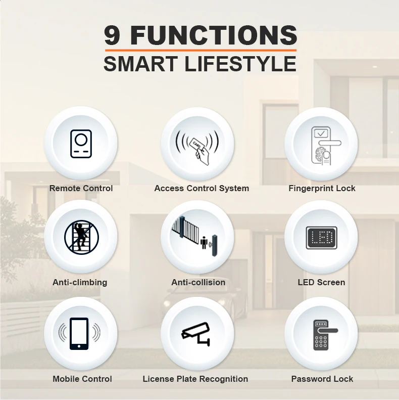 JHR Warehouse Factory Aluminum Telescopic Gate Automatic Outdoor ...