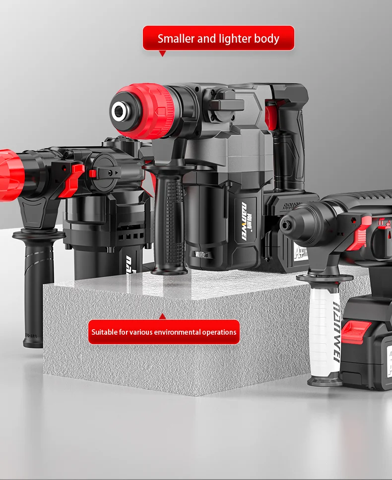 Nanwei Cordless Power Tool Set Brushless Charging Hammer Lithium Impact ...