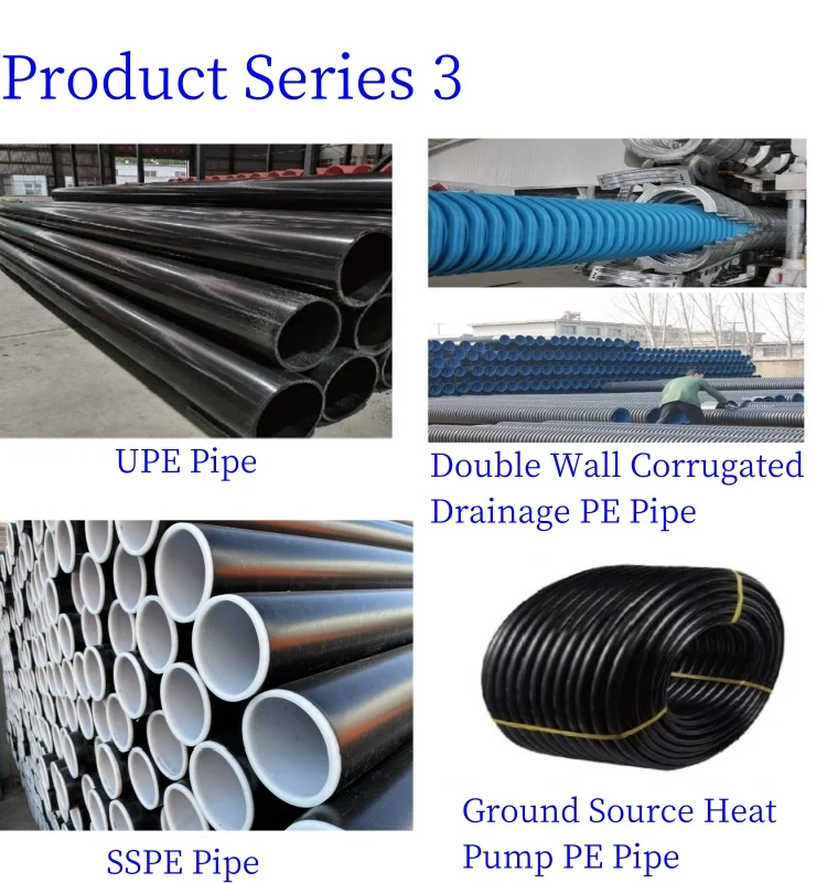 HDPE Double-Wall Corrugated PE Pipes for Municipal Sewer System