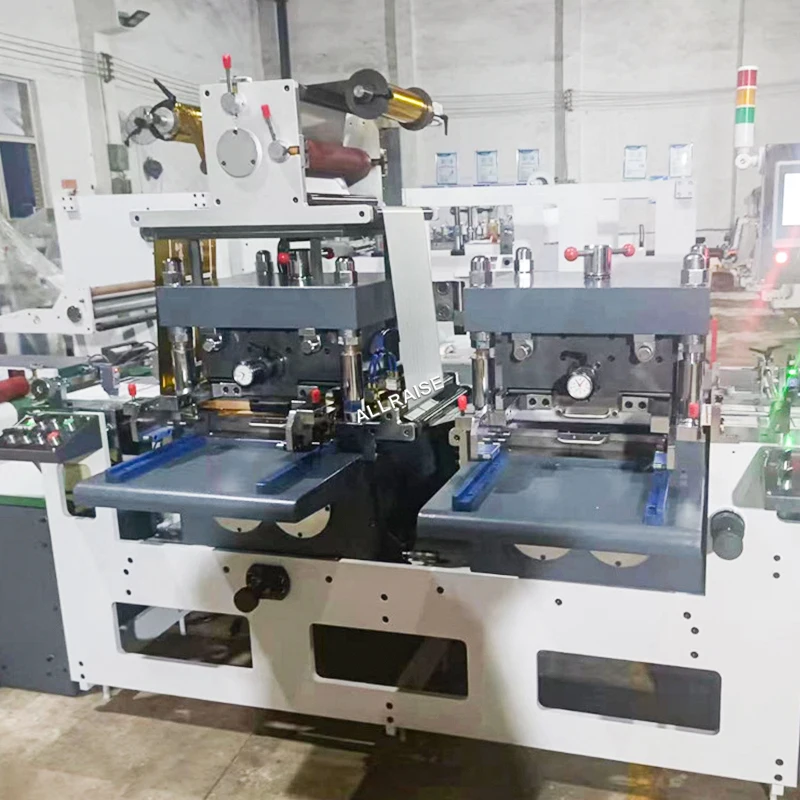 Roll To Roll Golden Label Die Cut Foil Stamping Machine Rotary High ...