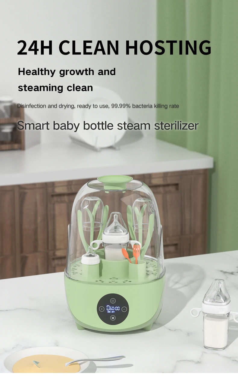 Multi-function Digital Steam Baby Bottle Sterilizer With Dryer And ...