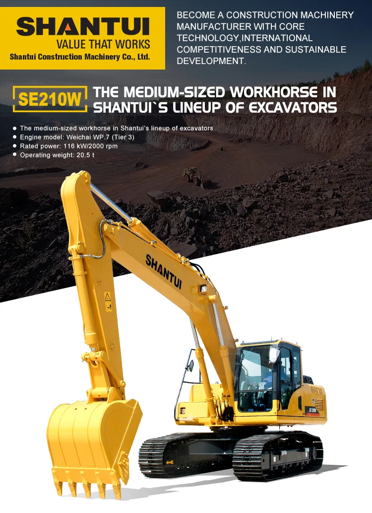 SHANTUI SE210-9 21000KG Excavator Model| Alibaba.com