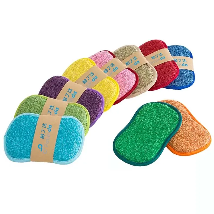 Wholesale Cleaning Sponge Dish Reusable Scrubbing Kitchen Sponge ...