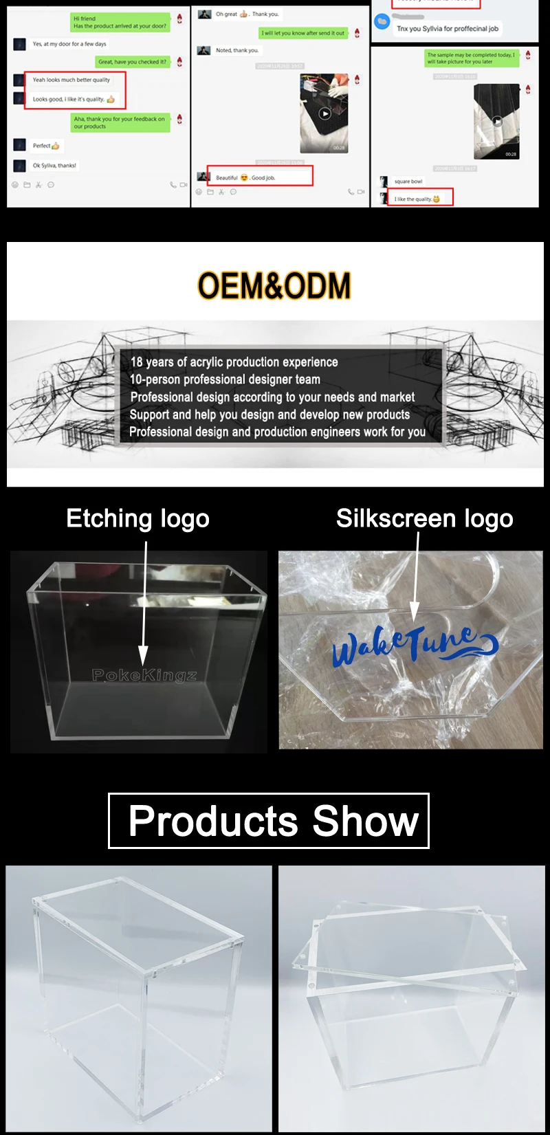 Custom Pokemon ETB Display Case with Magnet Lid Acrylic Box