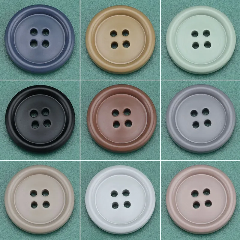 15mm-30mm Sewing 4 Hole Button Eco-friendly Plastic Button Tender ...