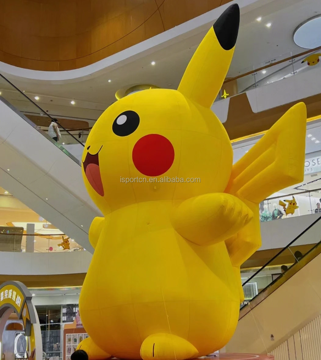 Yellow Giant Inflatable Pikachu Model Inflatable Pikachu Cartoon for ...