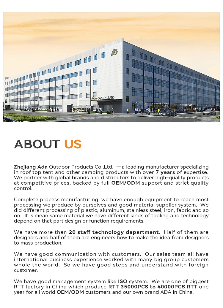 ADA OVERLAND Roof Top Tents - Durable & Spacious Solutions