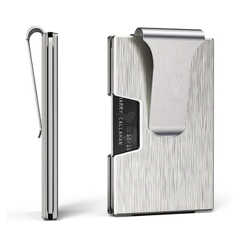 Casekey Metal Money Clip Wallet Aluminum Credit Card Holder Slim Rfid ...