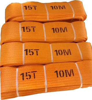 Flat Webbing Sling Color Code Lifting Belt Sling 8m,6m 10,15,30 Ton Pe ...