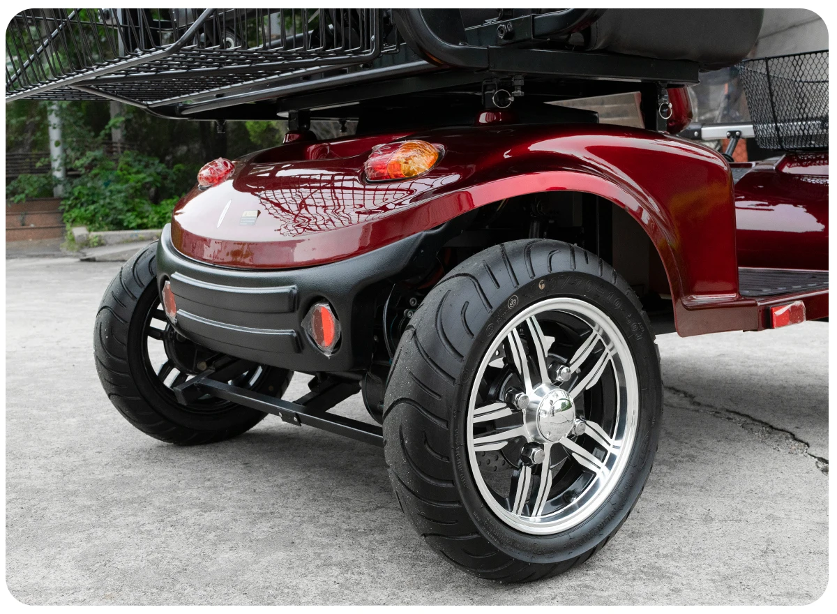 Perfect 4 Wheel Electric Mobility Scooter for Elderly Travel