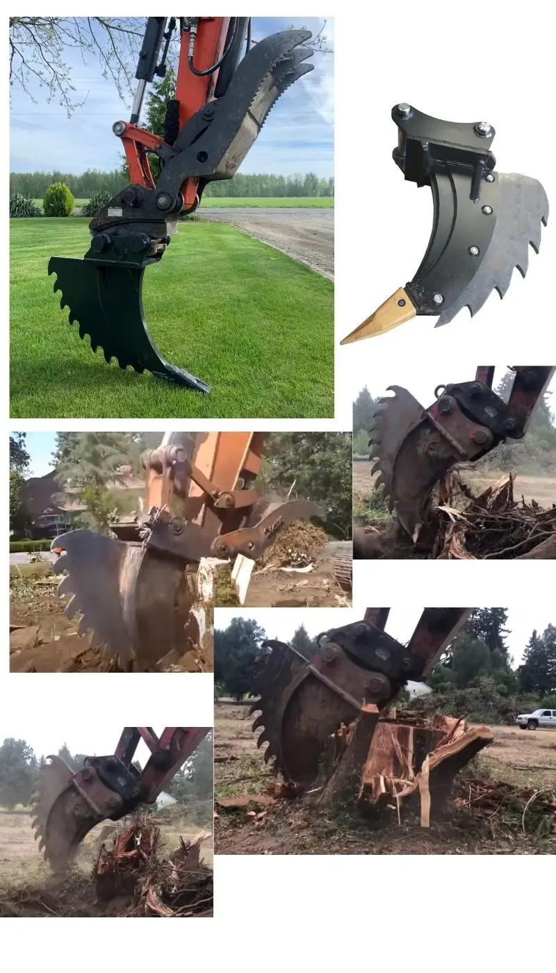 Excavator Single Shank Stump Ripper - 18 Month Warranty