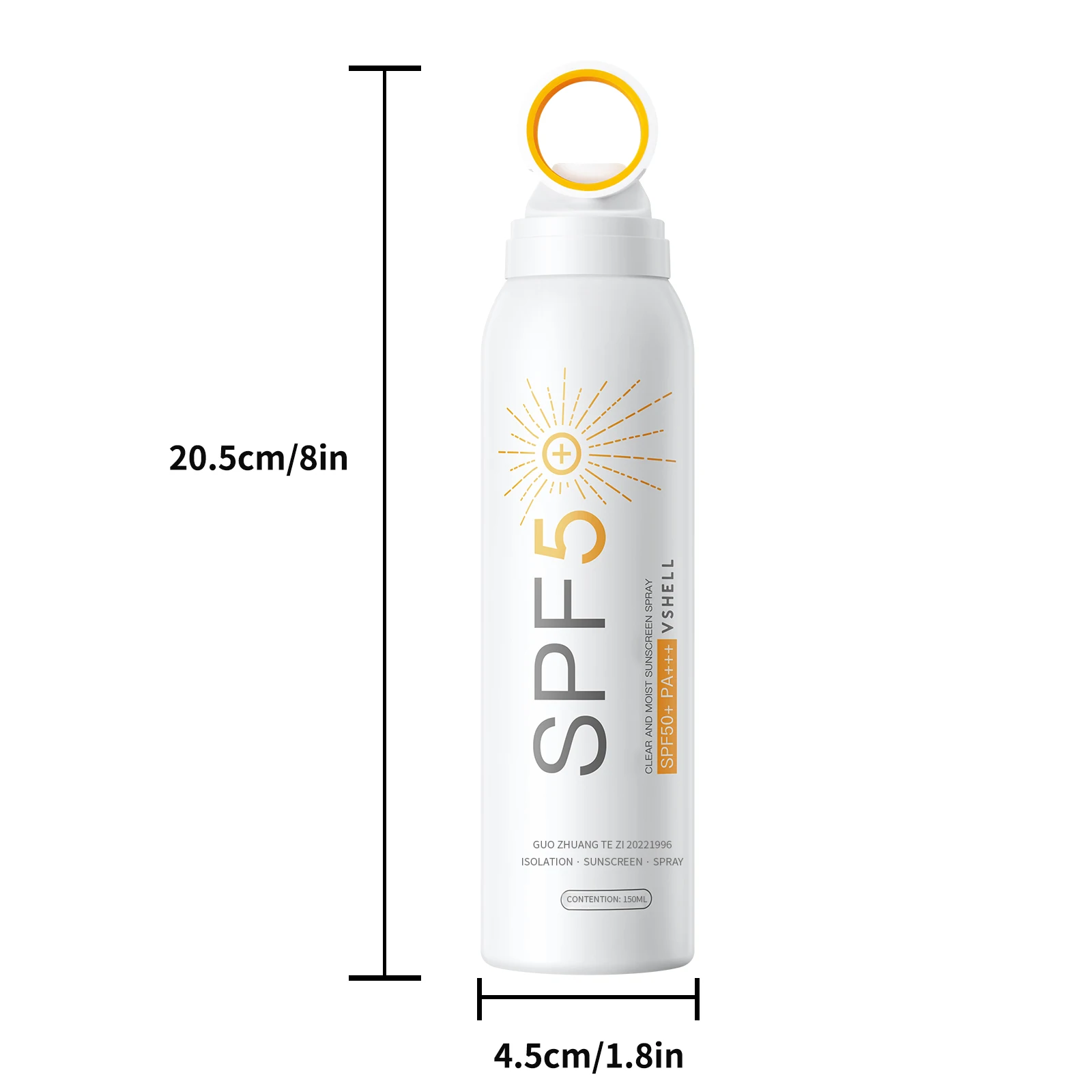 Private Label Spf 50 Sunscreen Spray Pa+++ Natural Vegan Clear ...