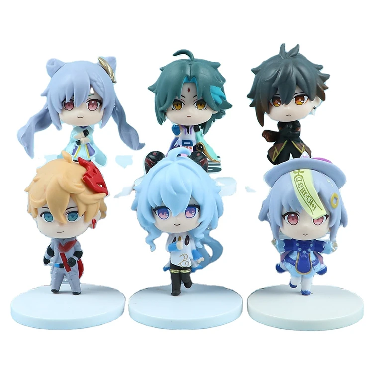 Custom Anime Toys Figures Genshin Impact Rgb Morax Keqing Anime-figure ...