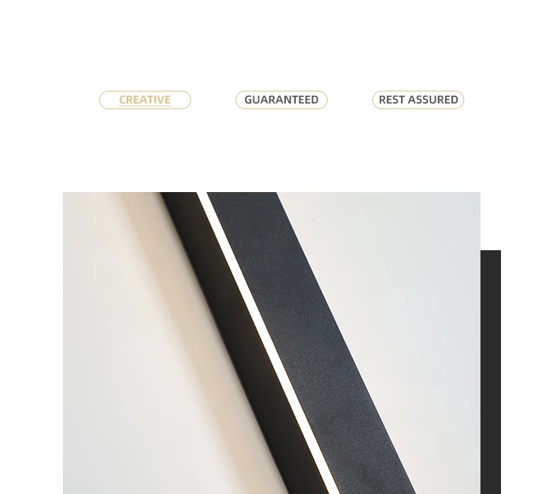 Waterproof Modern Simplicity Long Strip Led Wall Lamp Outdoor Wall ...