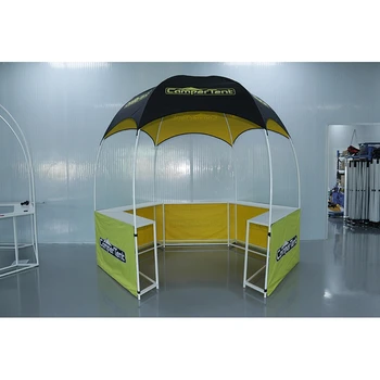 Custom Advertising Promotion Counter Outdoor Exhibition Booth 3x3 Dome ...