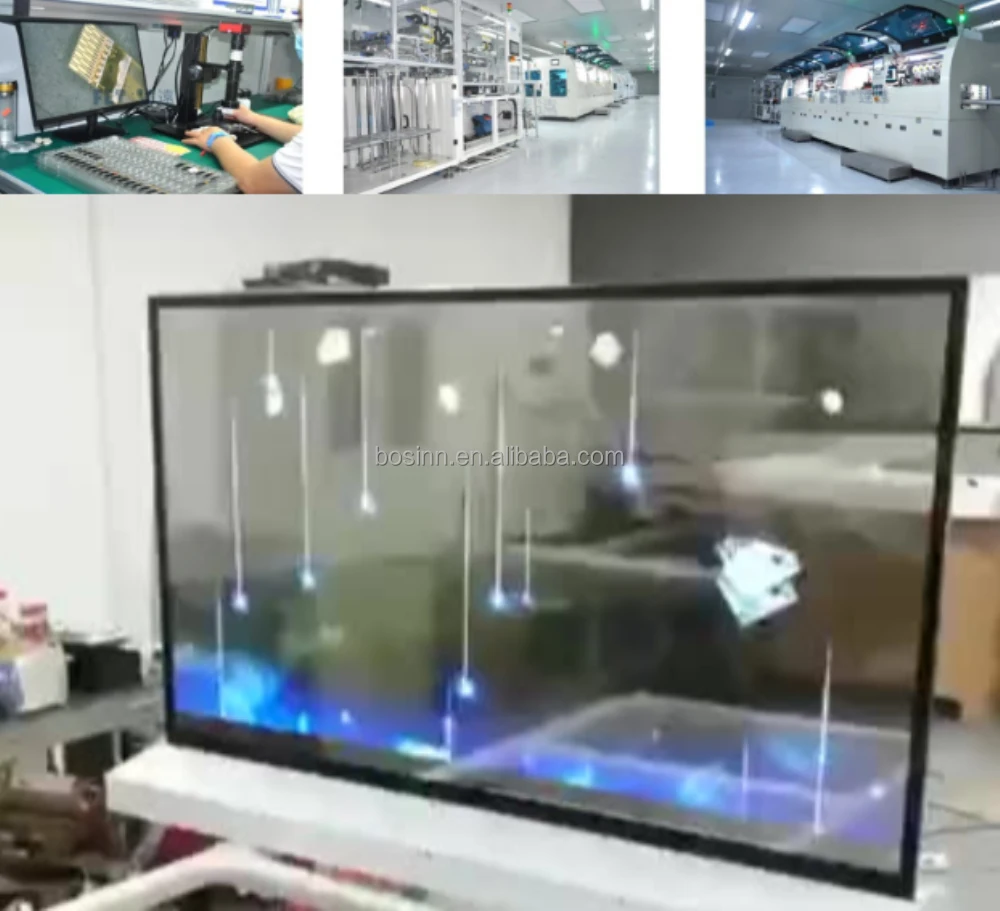 Transparent OLED Display TV Screen - Full HD 4K Video Wall