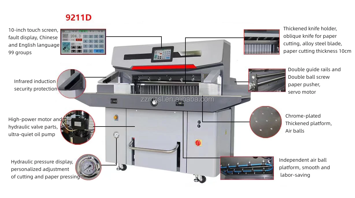 A1 A2 A3 Stack Electric Guillotine Paper Cutter for Sale