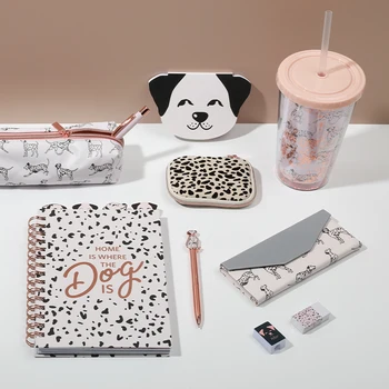 Eco Friendly Cute Dog Design Notebook Pencil Case Pen Children ...