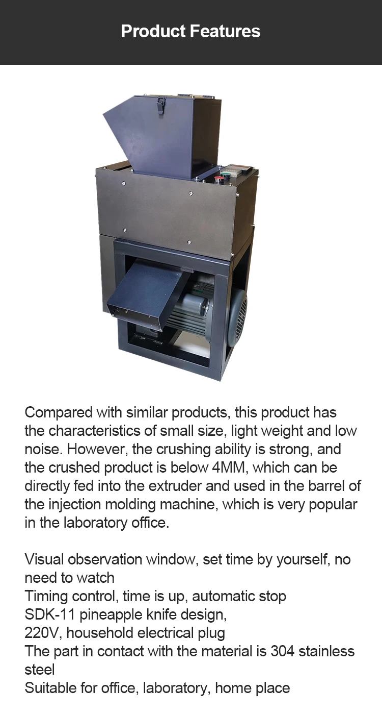 Borx 2hp Multifunctional Plastic Shredder For Recycling, Oem