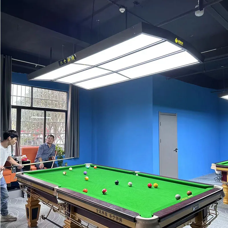 Modern Black LED Pool Table Light for Billiards & Snooker - Super ...