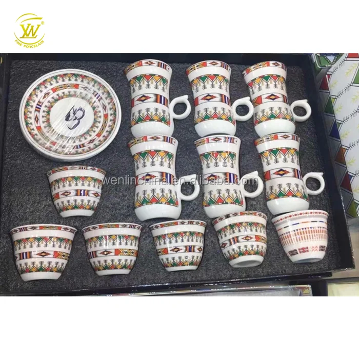 Luxury Style Arabic Ramadan Designs Porcelain 18pcs 36pcs Tea Set - Buy ...