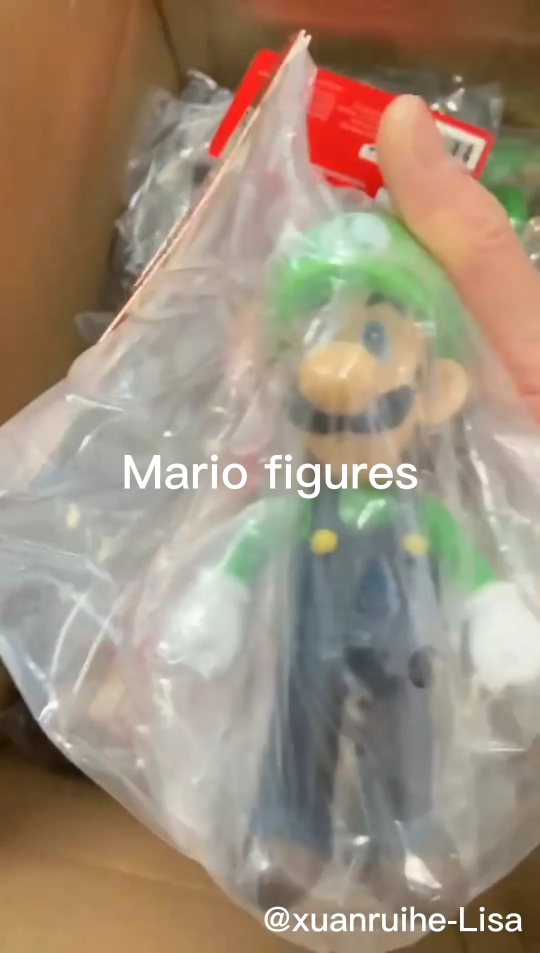 Xrh Cartoon Cute Muscle Super Mario Game Mario Bros Keychain Custom Pvc ...