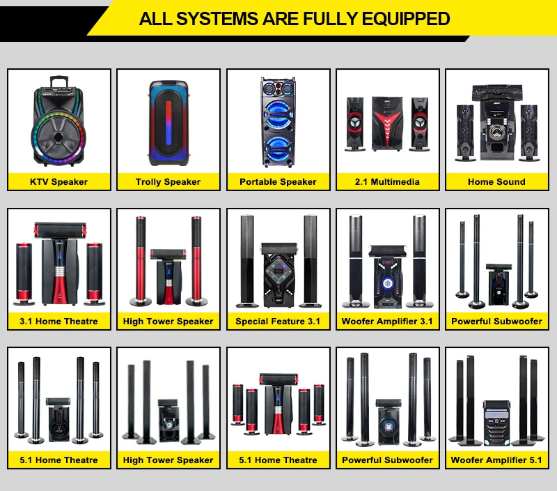 Jerry Power 15 Inch New Design Trolley Wireless Subwoofer Party Speaker ...