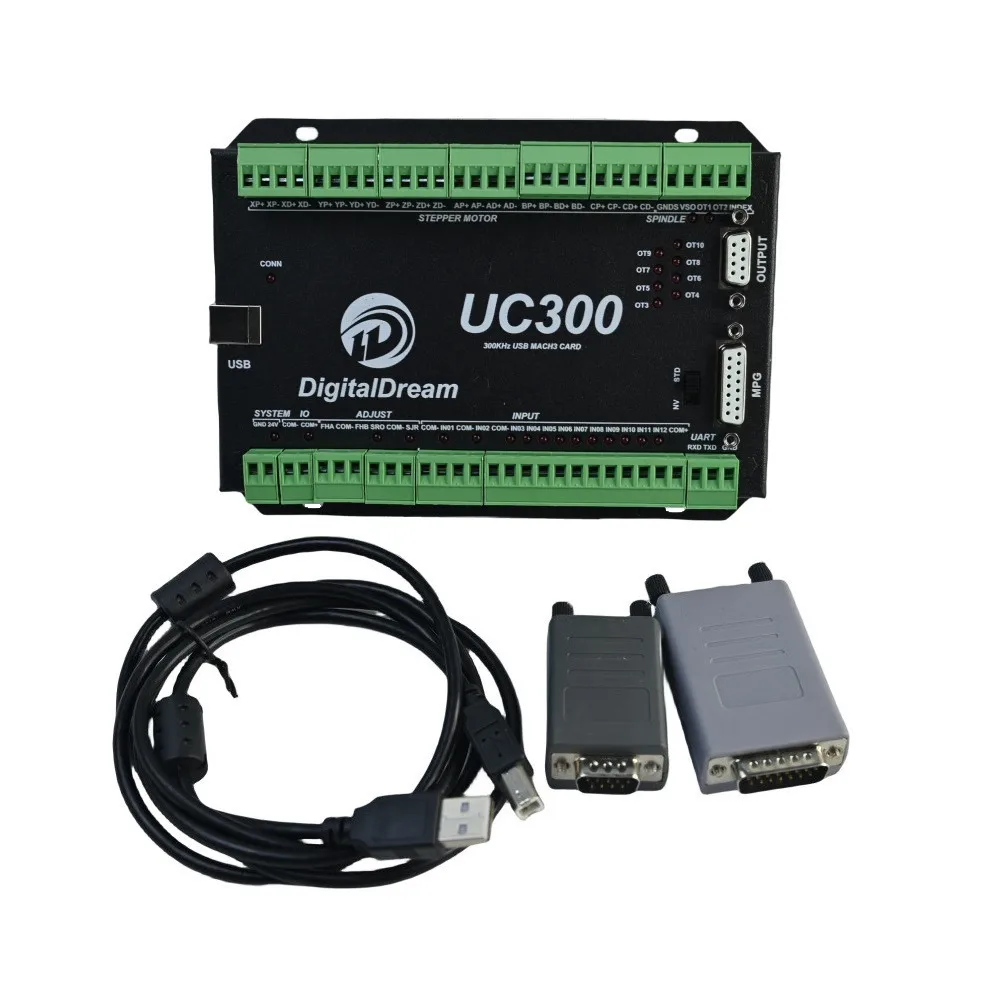 Mach3 USB Controller Breakout Board - 300khz 5 Axis Interface