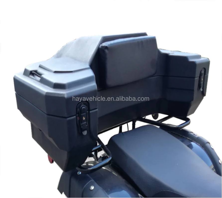 Electric ATV /250cc Gasoline ATV Rear Cargo Box Plastic Luggage Box ...
