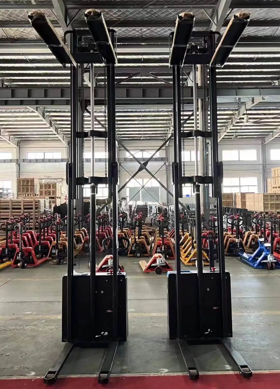 Everlift Electric Pallet Stacker 1200kg 1500kg Eles-12j /15j Fully ...