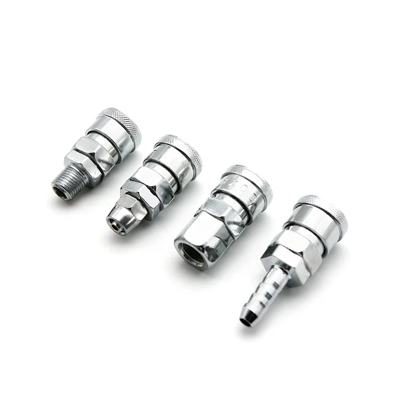 Pneumatic Fittings Air Compressor Hose Quick Coupler Plug Socket ...